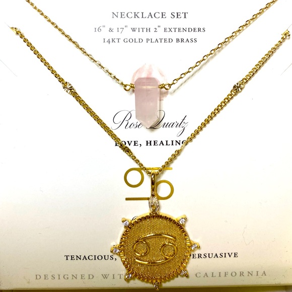 Luna Norte | Jewelry | Necklace Set Brand New Luna Norte Gold Toned ...